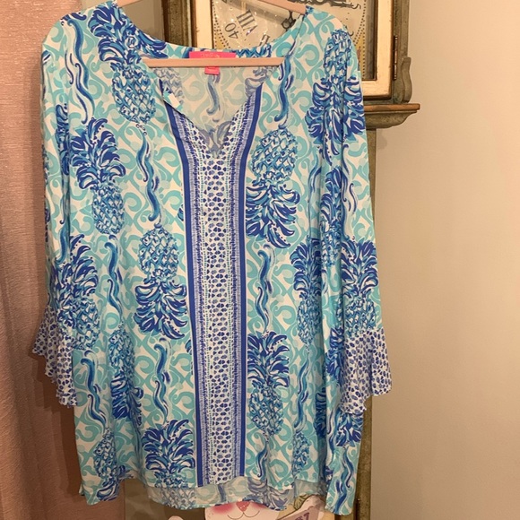 Lilly Pulitzer | Tops | Lilly Pulitzer Tunic Xl | Poshmark